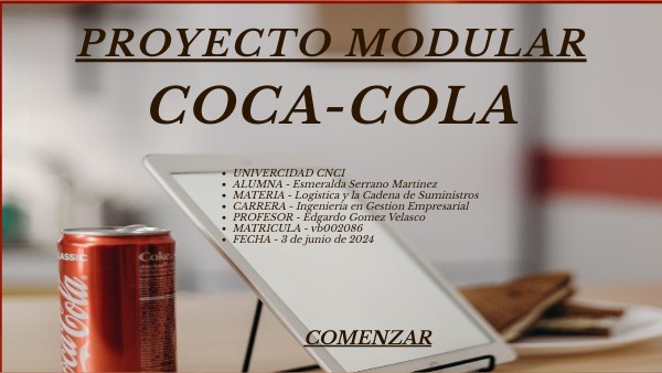 PROYECTO MODULAR COCA-COLA