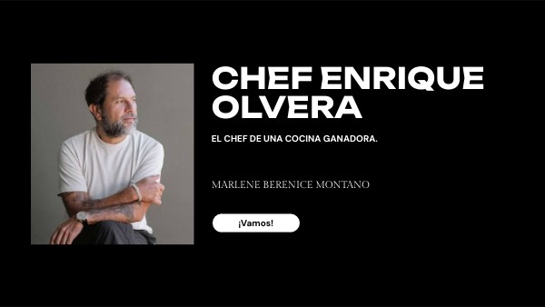 CHEF ENRIQUE OLVERA