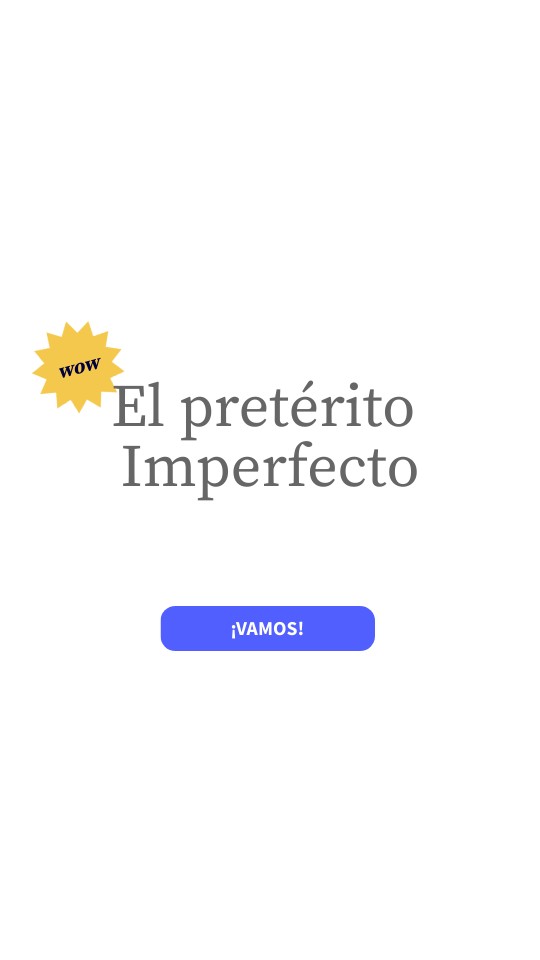 Pretérito Imperfecto en Español | Genially
