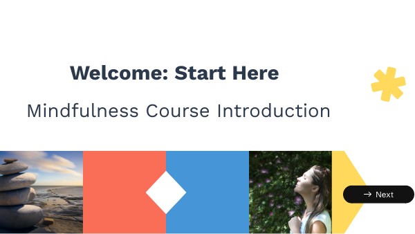 mindfulness course | Genially