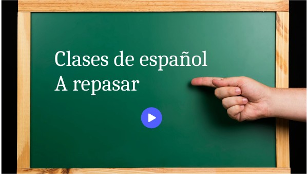 Repasar en clase de 2nde