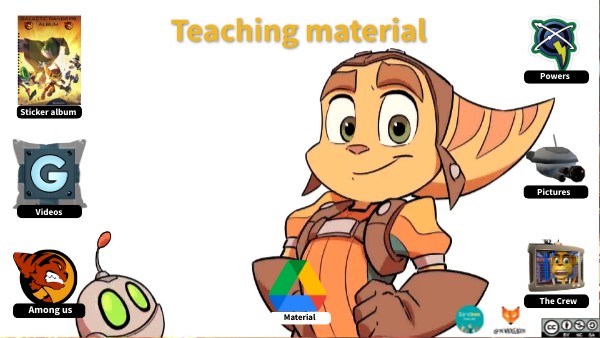 Teaching material - Galactic Rangers | Genially