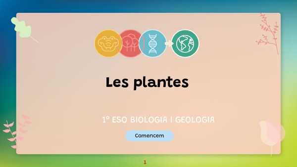U3 - LES PLANTES