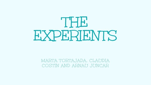 Experiments