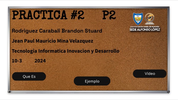 Practica #2 P2 | Genially