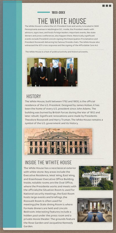 The White House | Genially