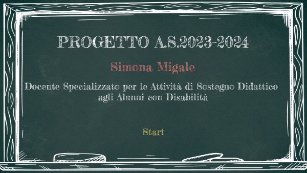 PRESENTAZIONE ANNO DI PROVA MIGALE SIMONA