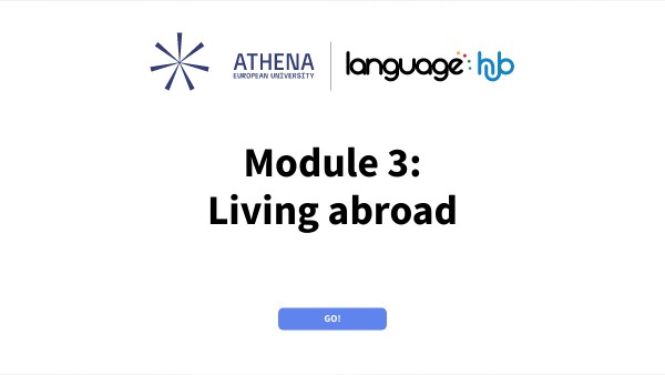 English B1- Module 3- Living abroad | Genially