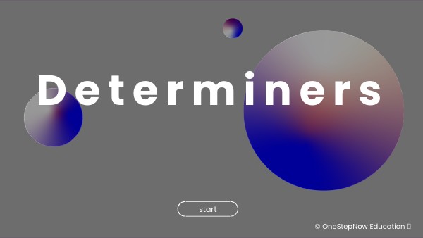 Determiners | Genially