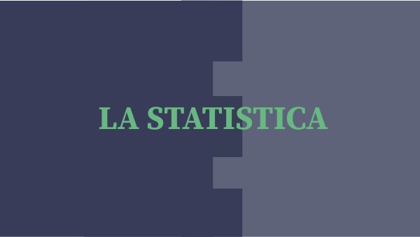 La statistica