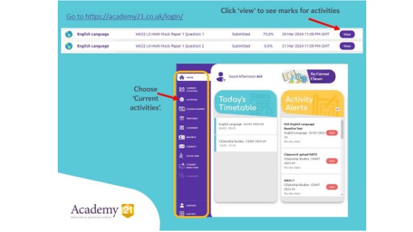 Student Portal instructions | Genially