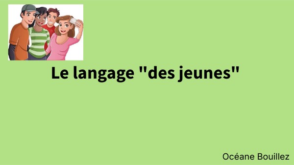 Langage jeunes