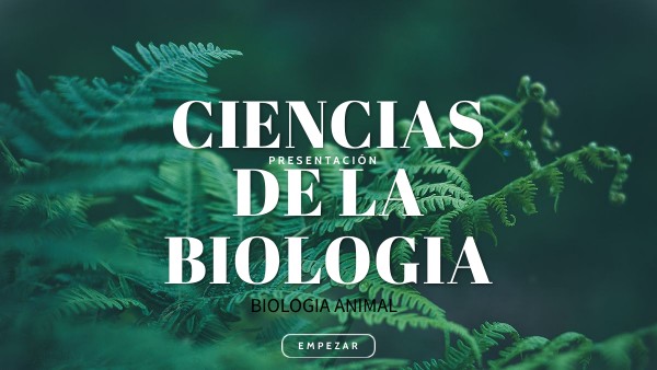Presentación Biología Animal