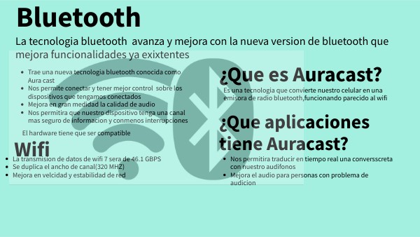 BLUETOOTH Y WIFI | Genially
