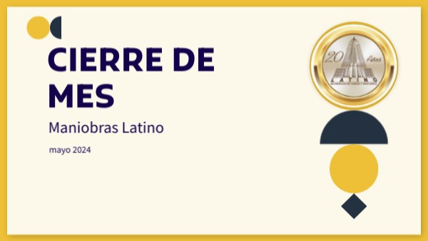 CIERRE DE MES MAYO 2024 | Genially