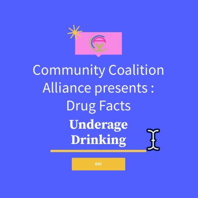 Underage Drinking Flipcard