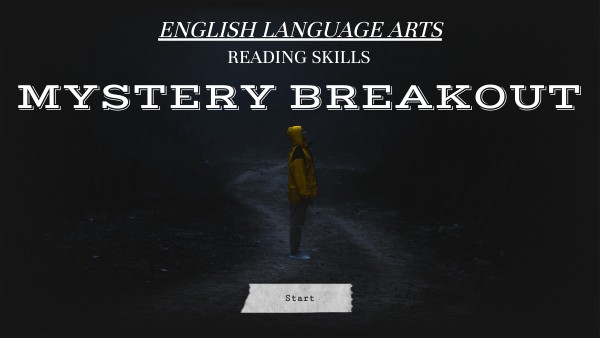 ELA Reading Skills - Mystery Breakout