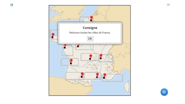 Les villes de France