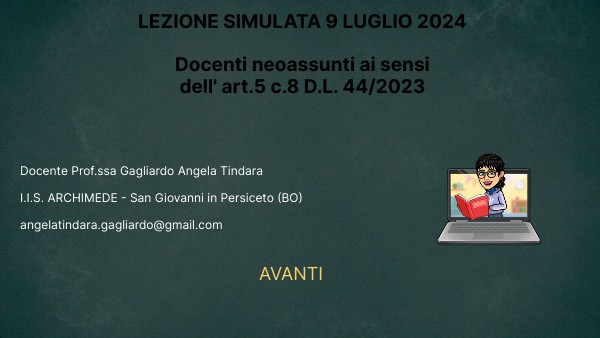 LEZIONE SIMULATA | Genially