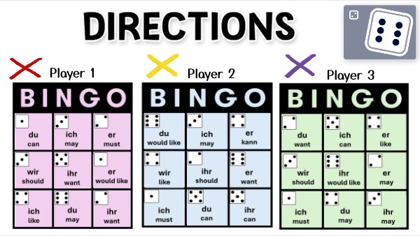 DICE BINGO MODALS