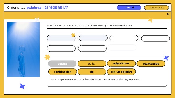 Ordena las palabras 2I | Genially
