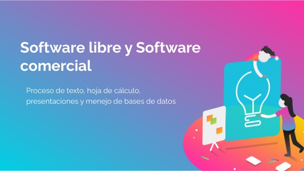 Software libre y comercial | Genially