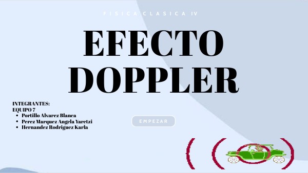 Efecto Doppler | Genially