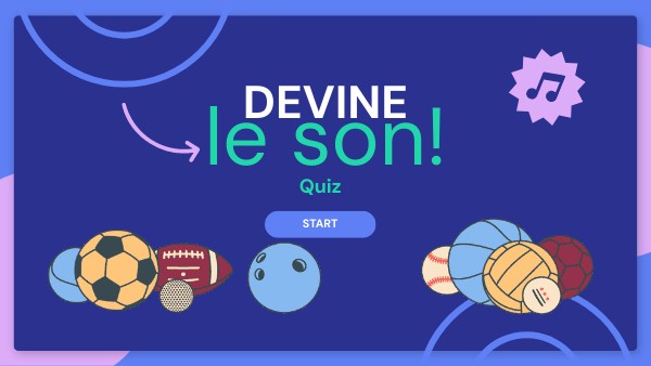 brouillon Devine le son | Genially