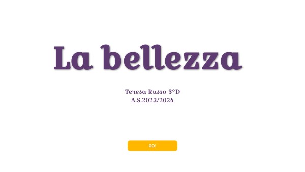 la bellezza