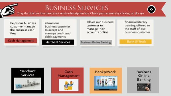 Business Services Game | Genially