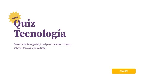 Quiz tecnologia en informatica | Genially