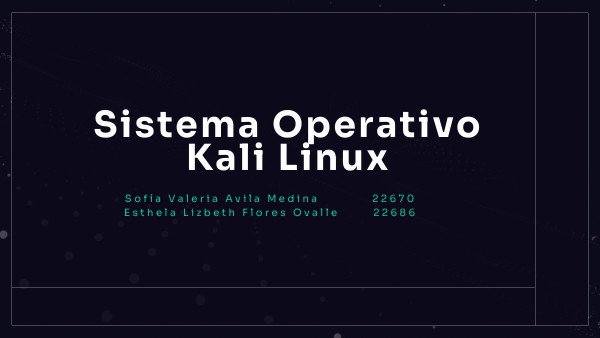 Kali linux | Genially