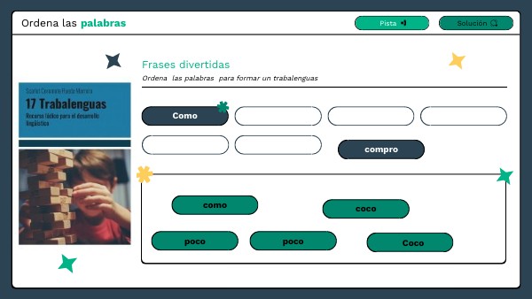 Ordena las palabras | Genially