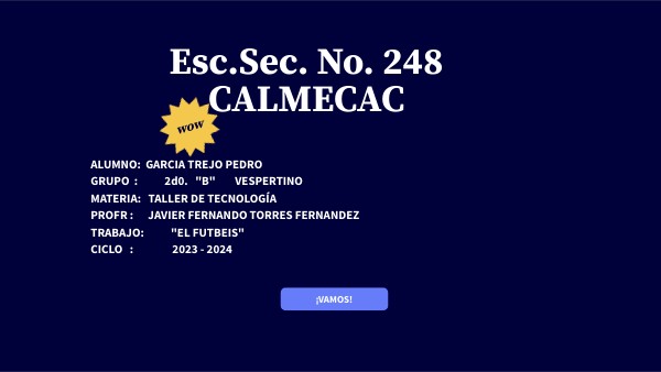 EL FUTBEIS | Genially