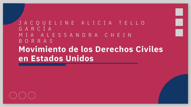 Movimiento de los Derechos Civiles en Estados Unidos