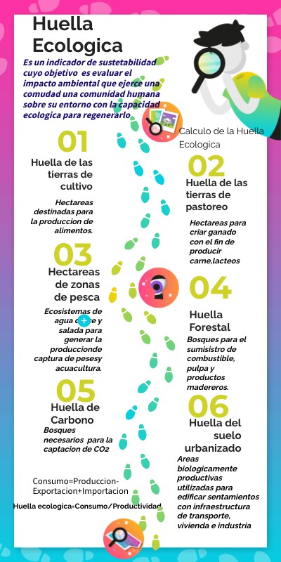 Infografia Huella ecologica | Genially