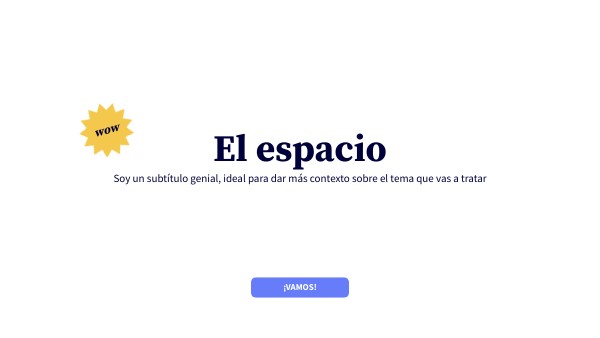 El Espacio | Genially