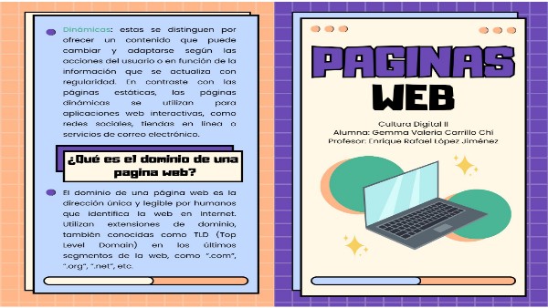 DIPTICO DE LAS PAGINAS WEB
