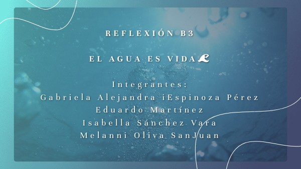 Reflexión final B 3