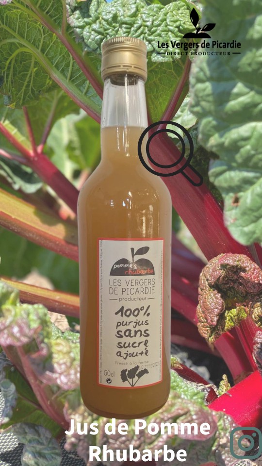 Le Jus de Pomme Rhubarbe - Les Vergers de Picardie | Genially