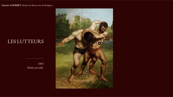 Chef-d'oeuvre interactif - les lutteurs