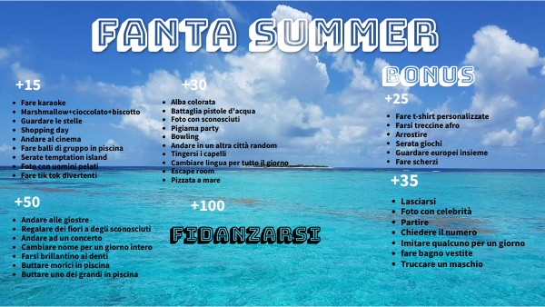 fanta summer | Genially