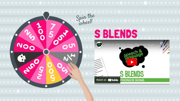 S BLENDS WHEEL QUIZ | Genially