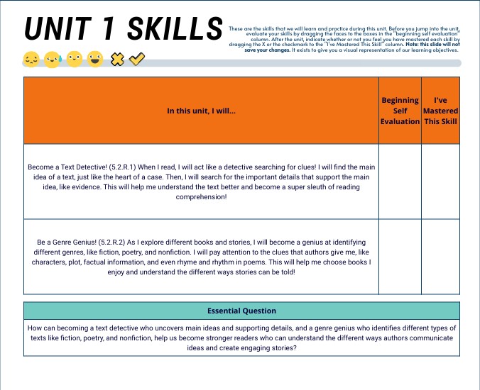 5th - Unit 1 Landing Page
