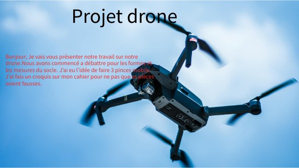 exposé drone | Genially