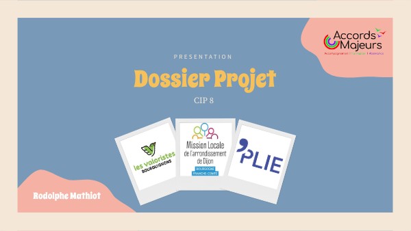 Présentation dossier CIP | Genially
