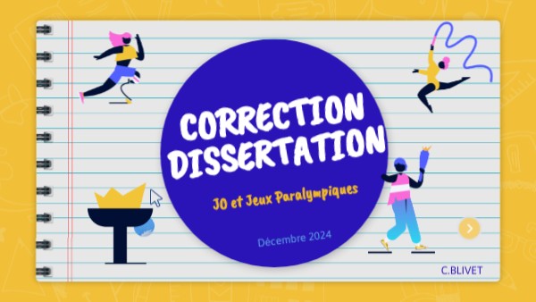 TD Dissertation JO & enjeux
