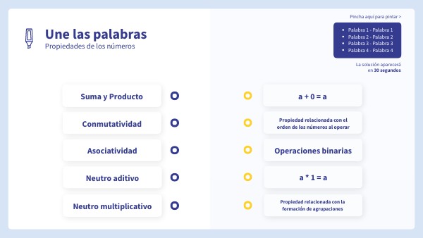 Relación de columnas – Propiedades básicas | Genially