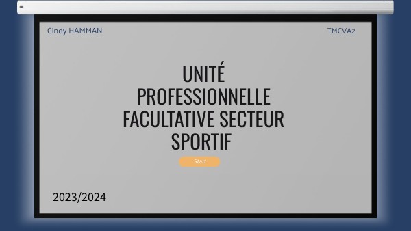 Copie - présentation secteur sportif | Genially