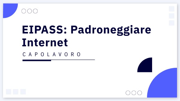 EIPASS: Padroneggiare Internet